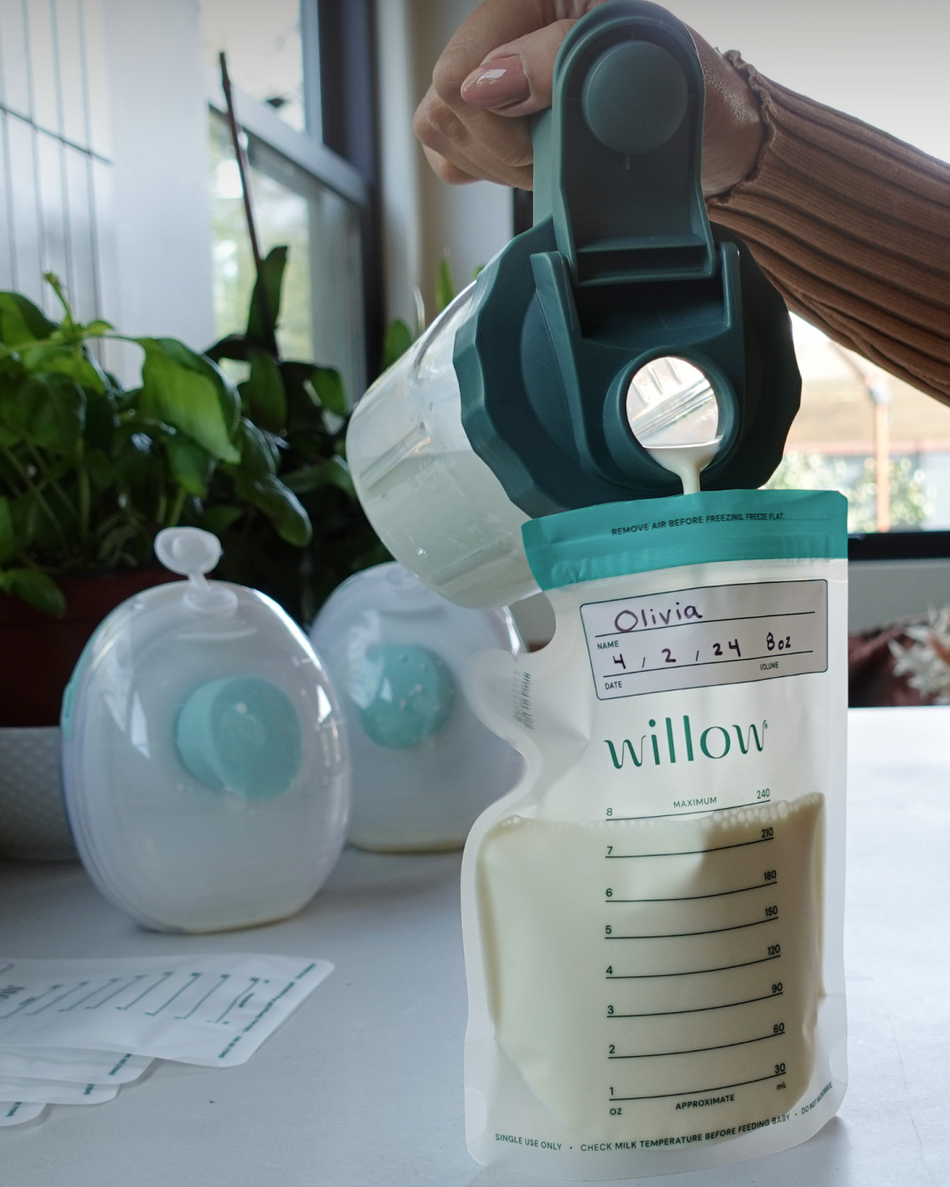Willow 360 Breast Milk Containers - Reusable, Easy Transfer | Willow ...