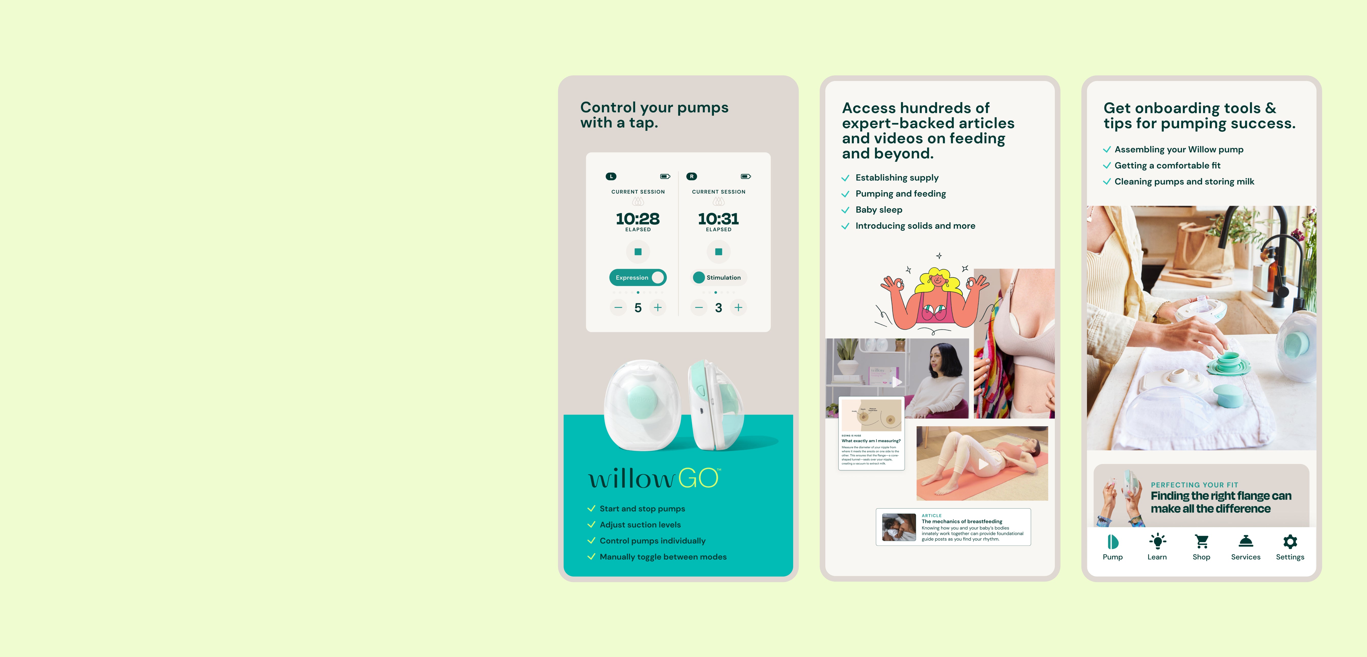 Willow Go®: Wireless Hospital-Grade Breast Pump | Highest Capacity Pump – Willow Pump