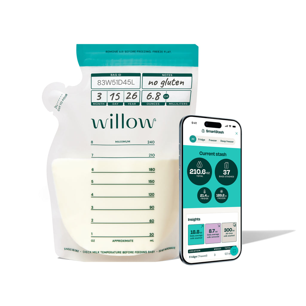 Breast Milk Storage Bags with SmartStash™ Tracking – Willow Pump