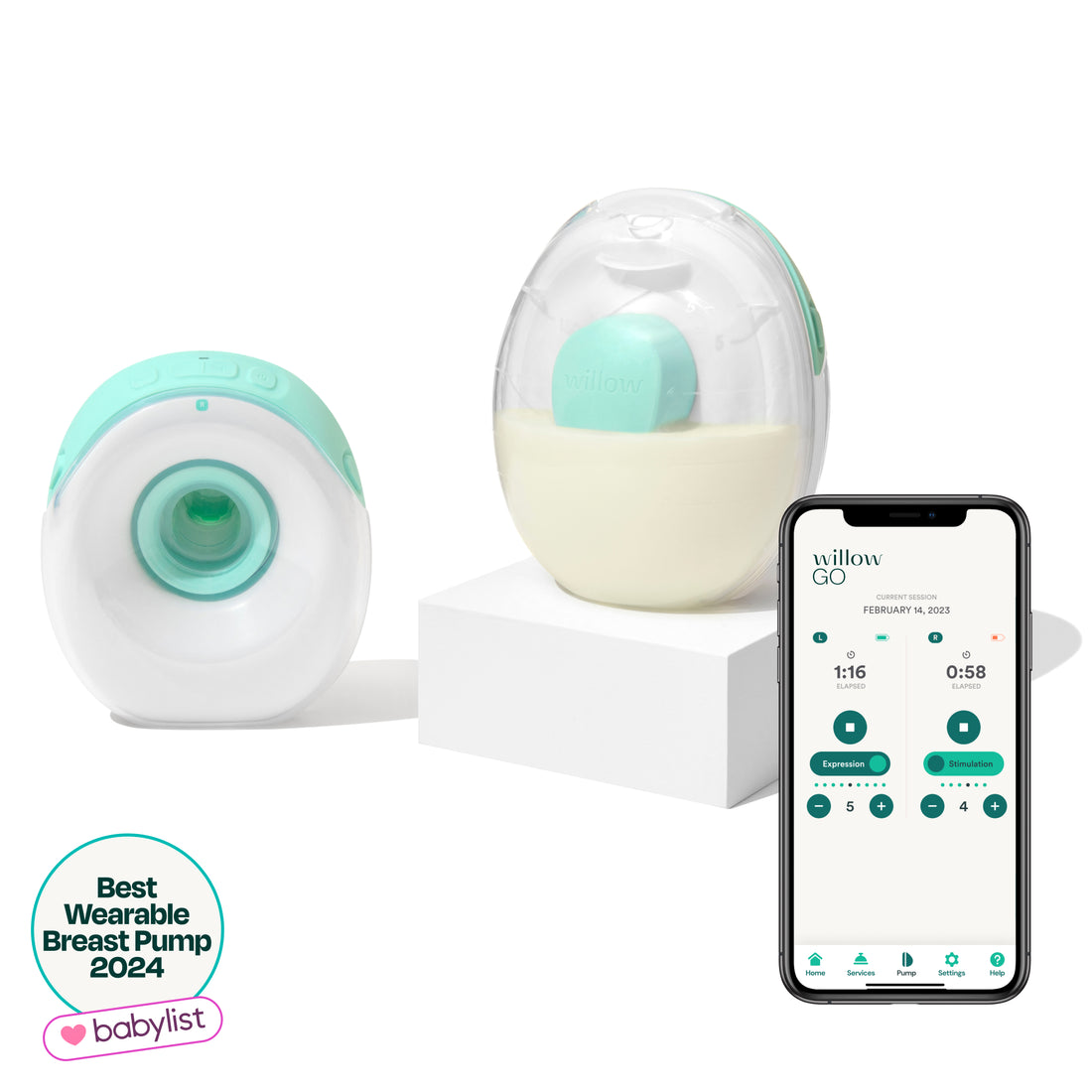 Willow Breast Pump Sizing Insert Set - Smaller Flange Fit | Willow – Willow Pump