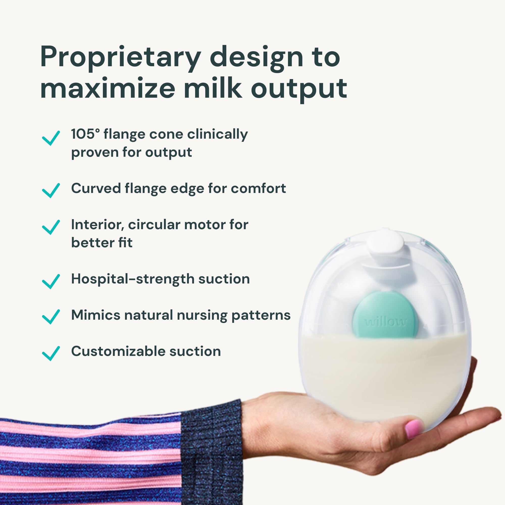 Willow Go™ Wearable Breast Pump - Highest Capacity Pump | Willow ...