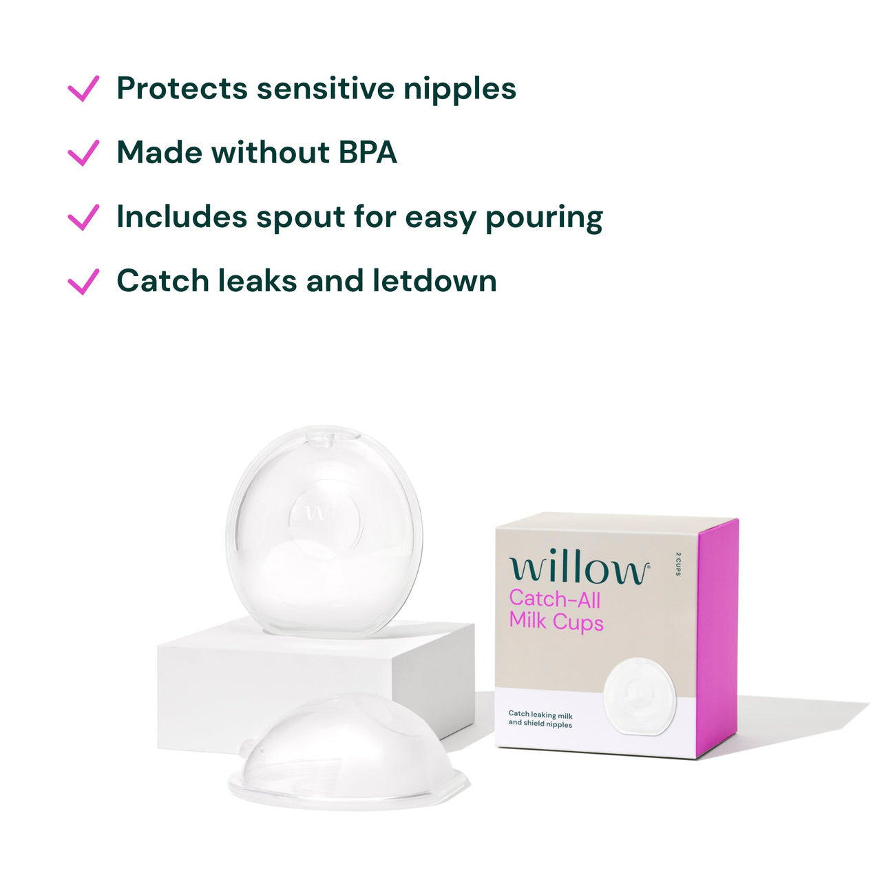 Catch-All Milk Cups: Our Breast Milk Collection Cups | Willow – Willow Pump
