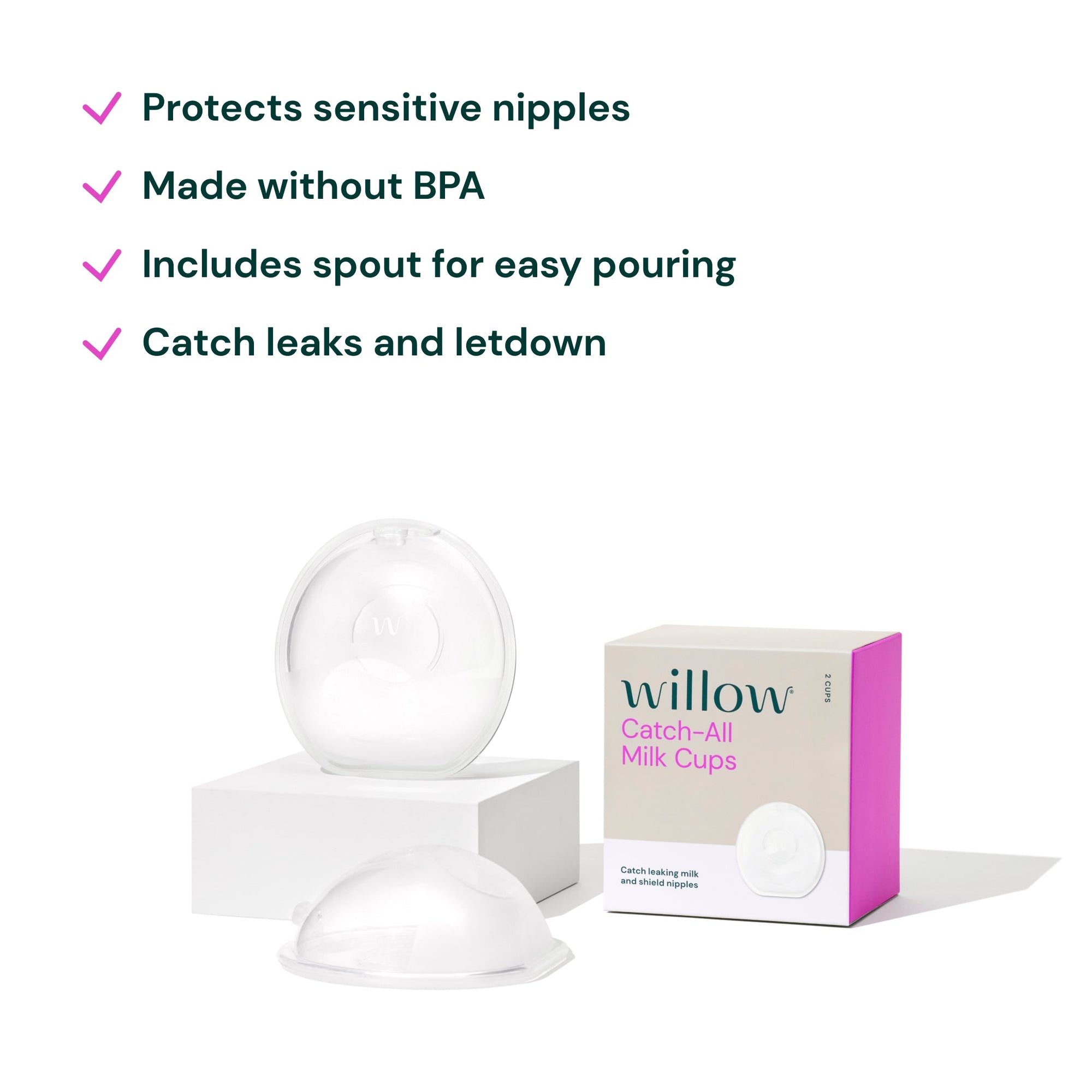 Catch-All Milk Cups: Our Breast Milk Collection Cups | Willow – Willow Pump